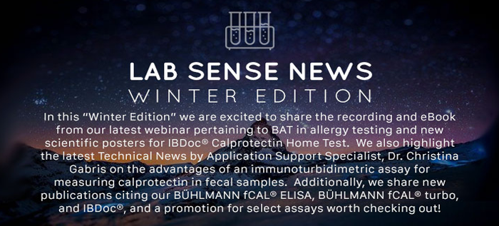 BUHLMANN LabSense News Winter 2018 Edition