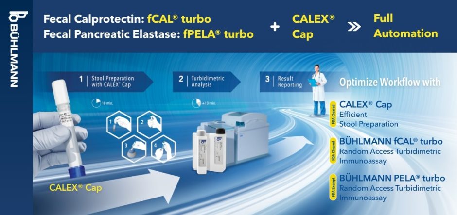 BÜHLMANN CALEX® Cap - FDA Cleared - Fecal Calprotectin Test